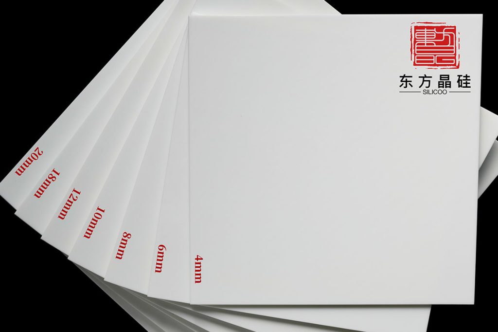 Cloud Shadow White Crystallized Glass Slab - Henan Gaoshi New Material ...